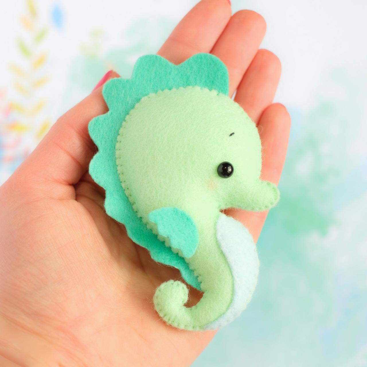 Seahorse Toy Sewing PDF Pattern, Felt Sea Ocean Animal Sewing Tutorial ...